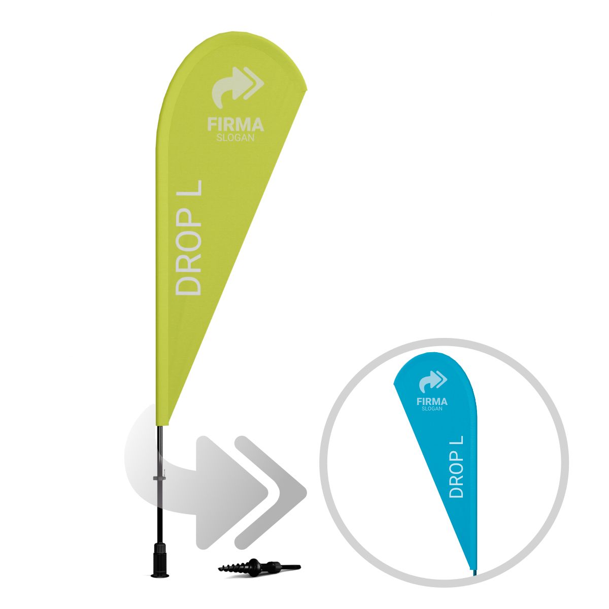 Dropflags Selbst Gestalten Und Bedrucken ️ Ab Zum Druck