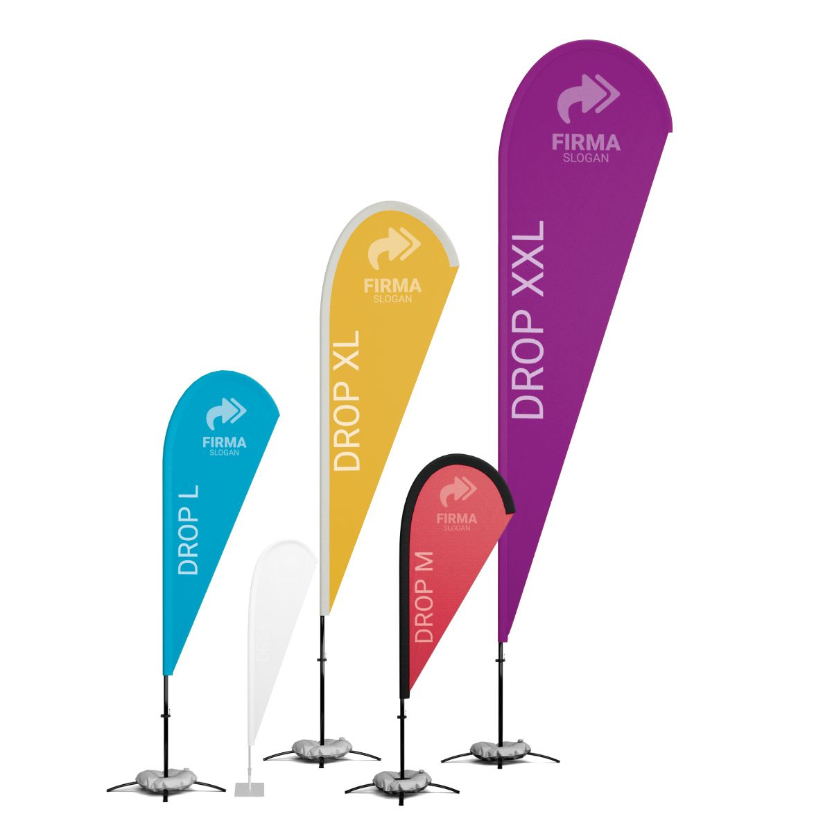 Dropflags selbst gestalten und bedrucken ️ Ab zum Druck