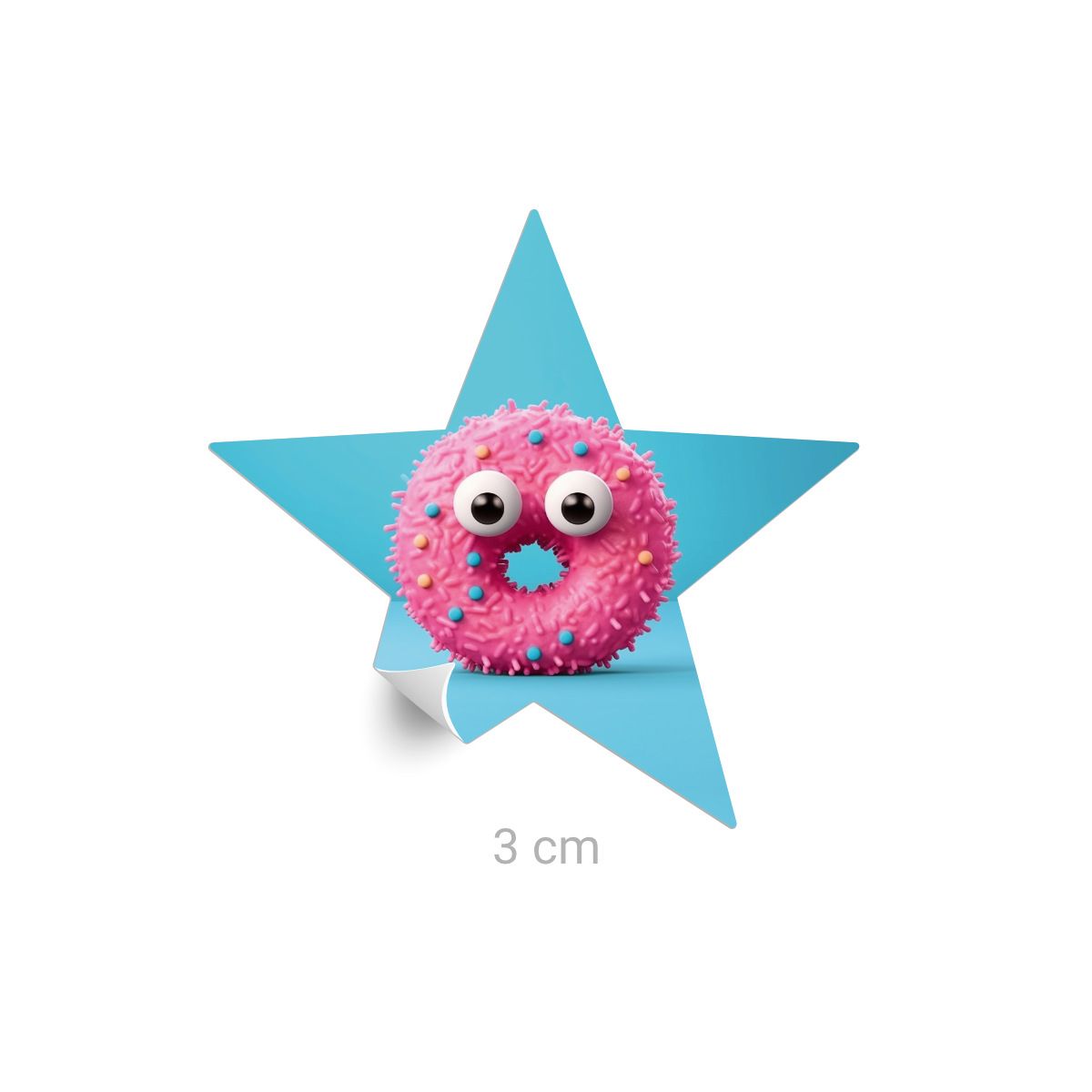 Stern Aufkleber drucken lassen ️ Jetzt selbst gestalten